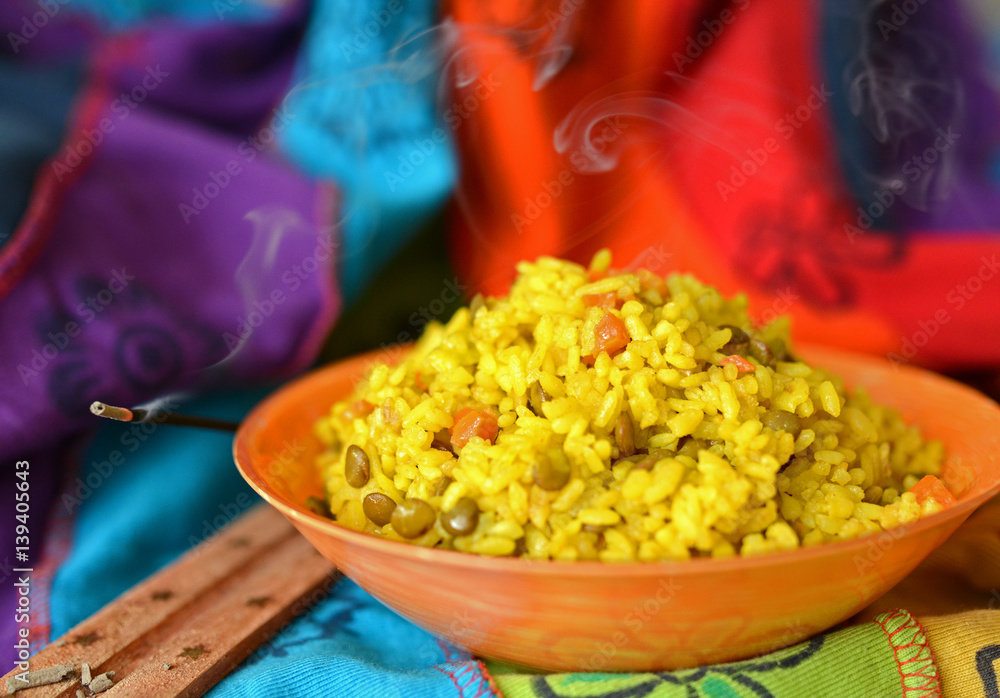 Khichdi (khicri) traditional Indian dish Stock Photo | Adobe Stock