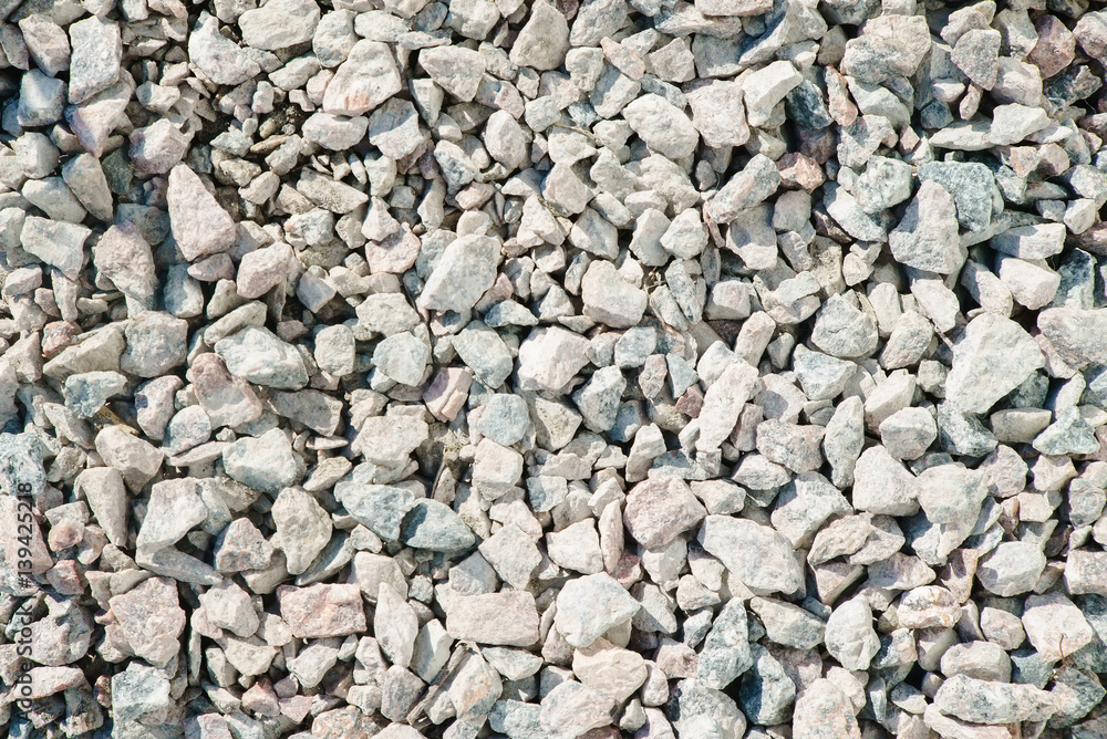 Fine and coarse gravel as background Stock Photo | Adobe Stock