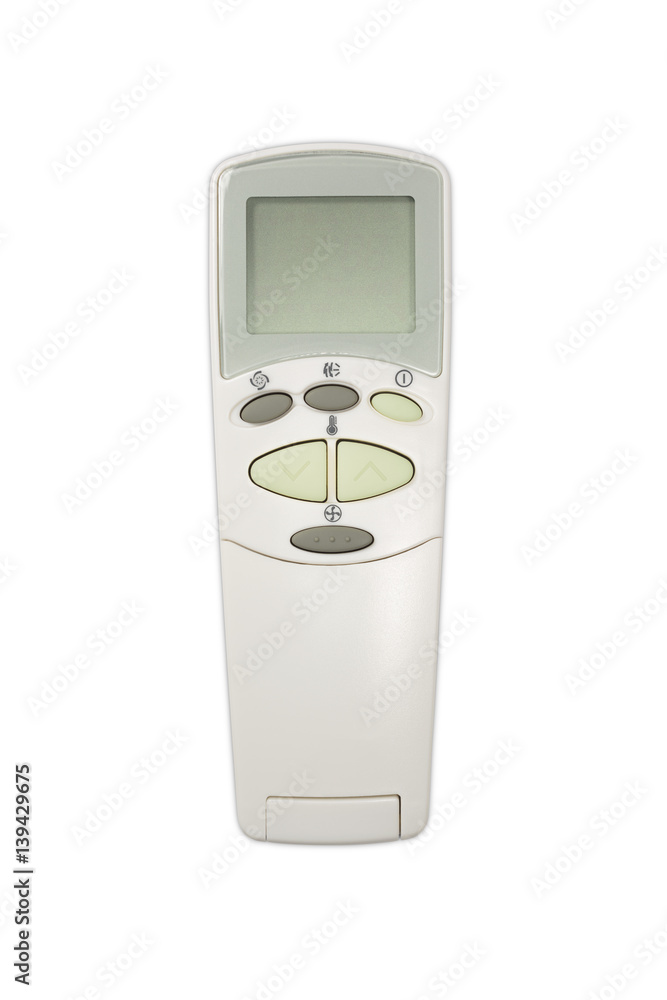 Air Conditioner Remote Control Unit (with blank screen) Stock Photo ...