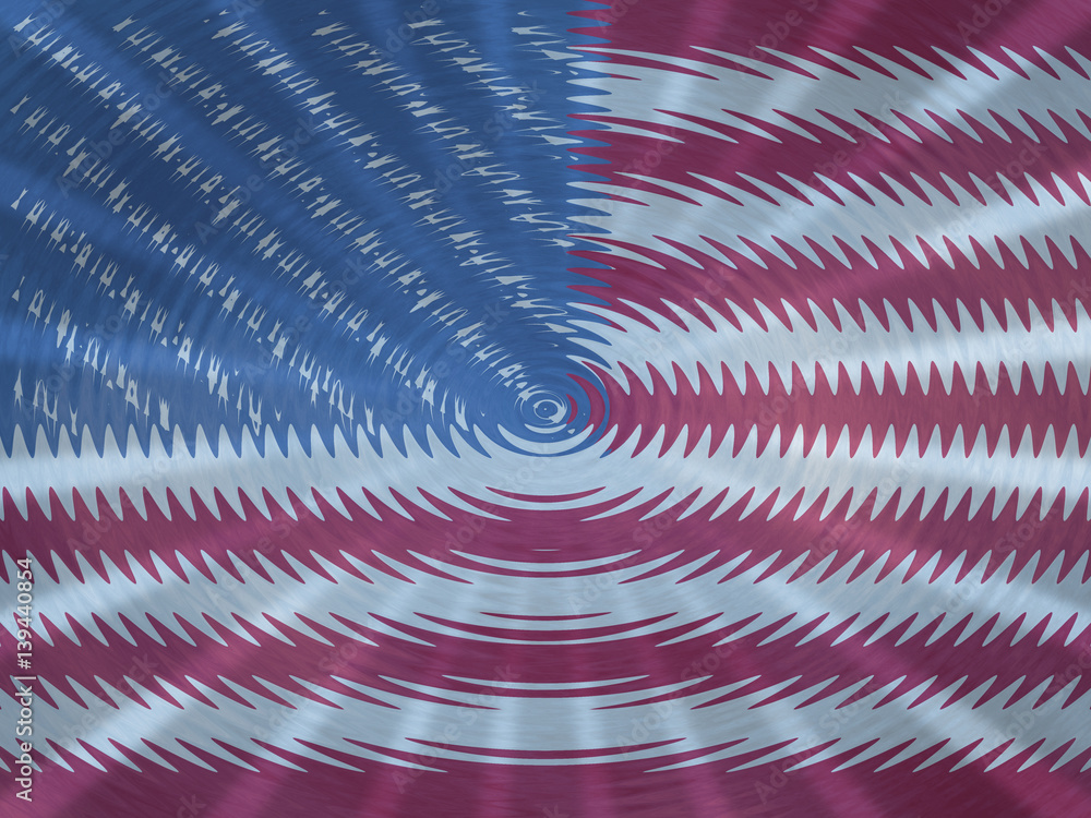 American flag background with ripples and rays illustration Stock ...