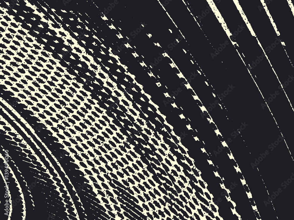 Abstract grunge vector background. Monochrome raster composition of ...