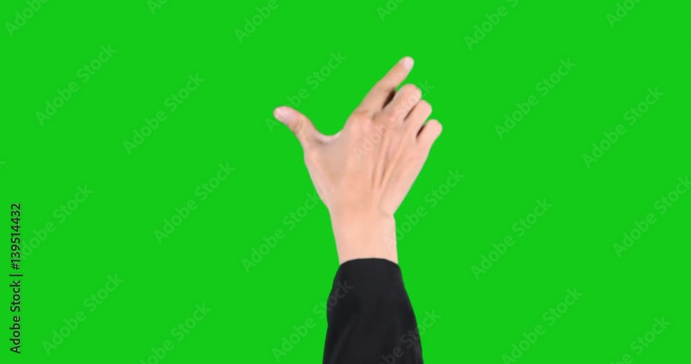 Vidéo Stock Video footage of businessman hand touching and zooms ...