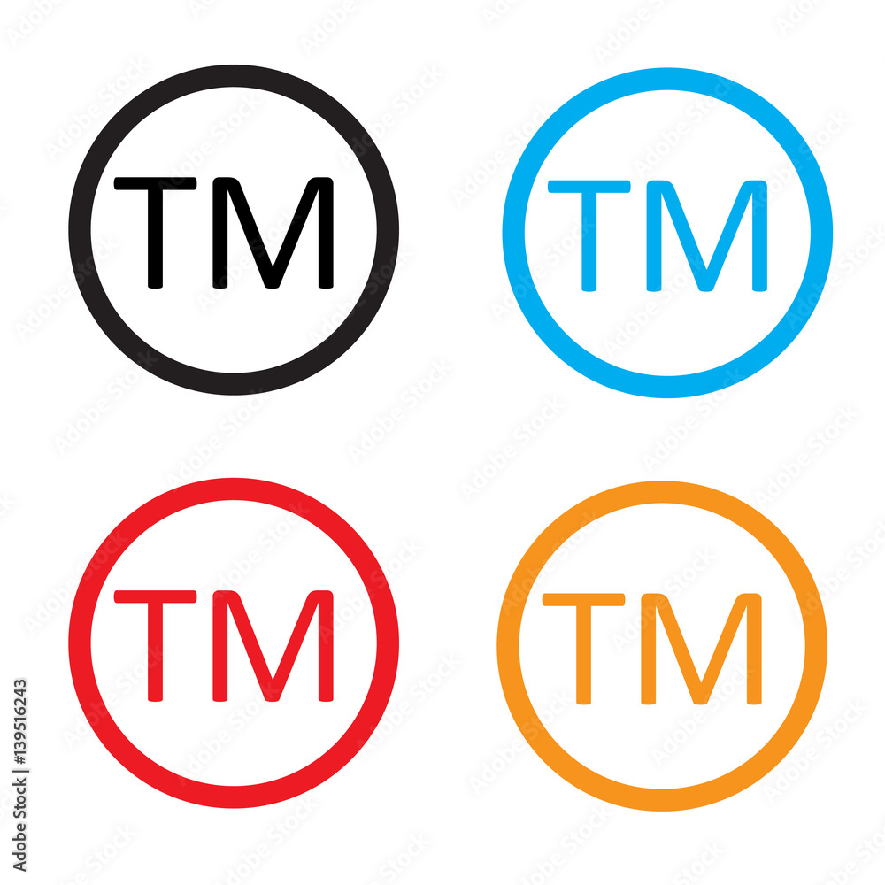 Trade mark sign. Trade mark icon on white background. Stock Vector ...