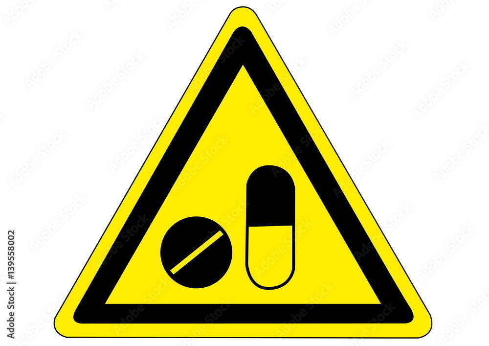 Schild Gefahr durch Medikamente Stock Vector | Adobe Stock Schild Gefahr durch Medikamente Stock Vector | Adobe Stock