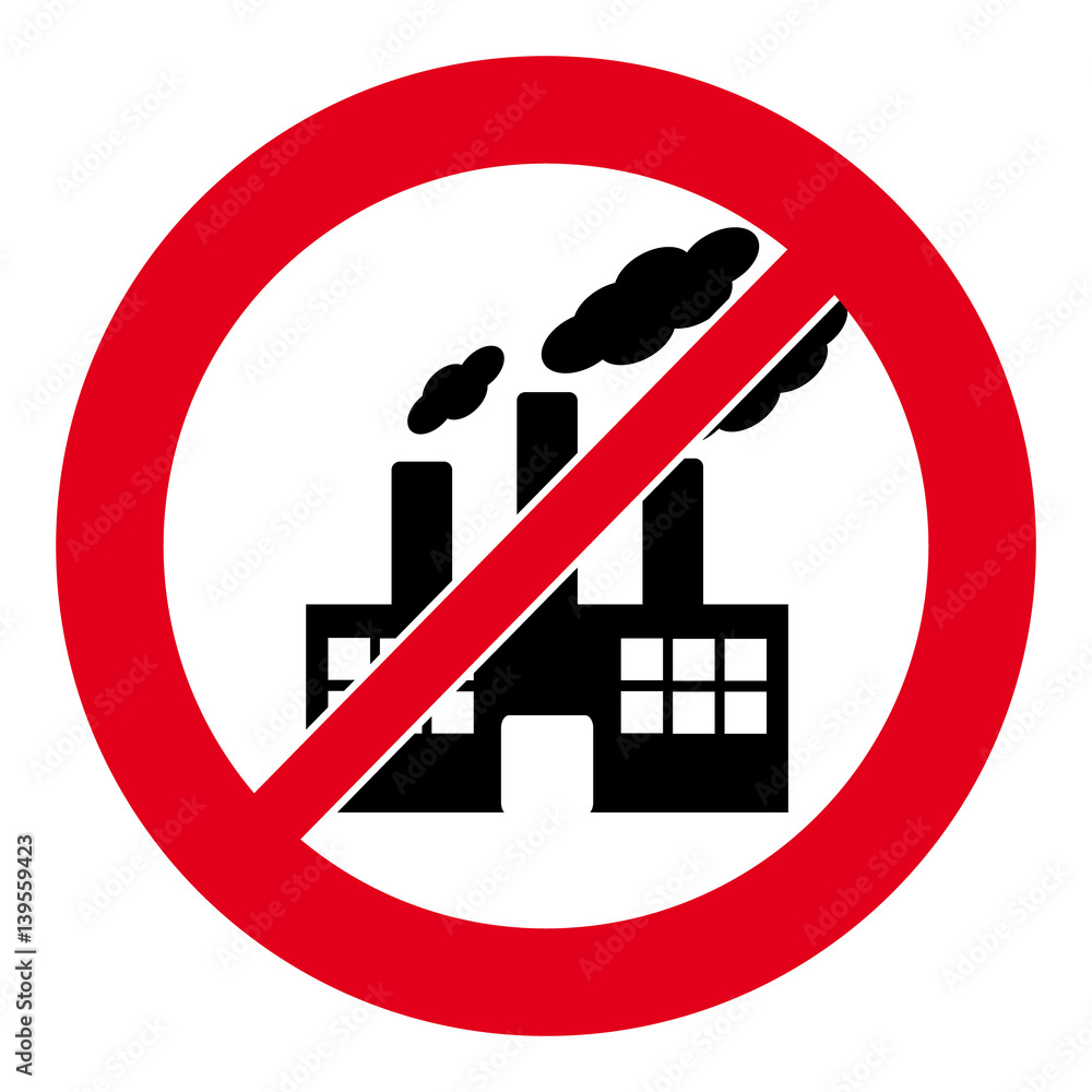 No factory symbol on white background Stock Vector | Adobe Stock