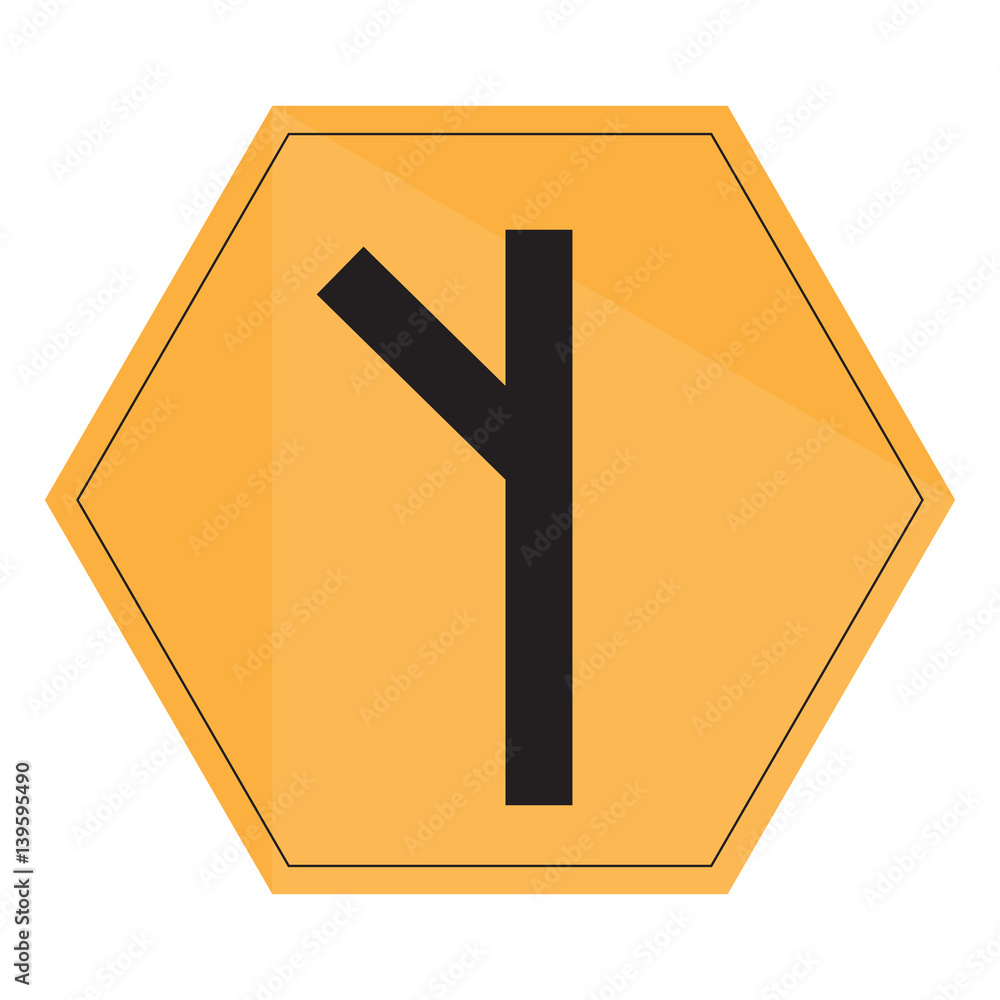 Isolated transit signal on a white background, Vector illustration ...