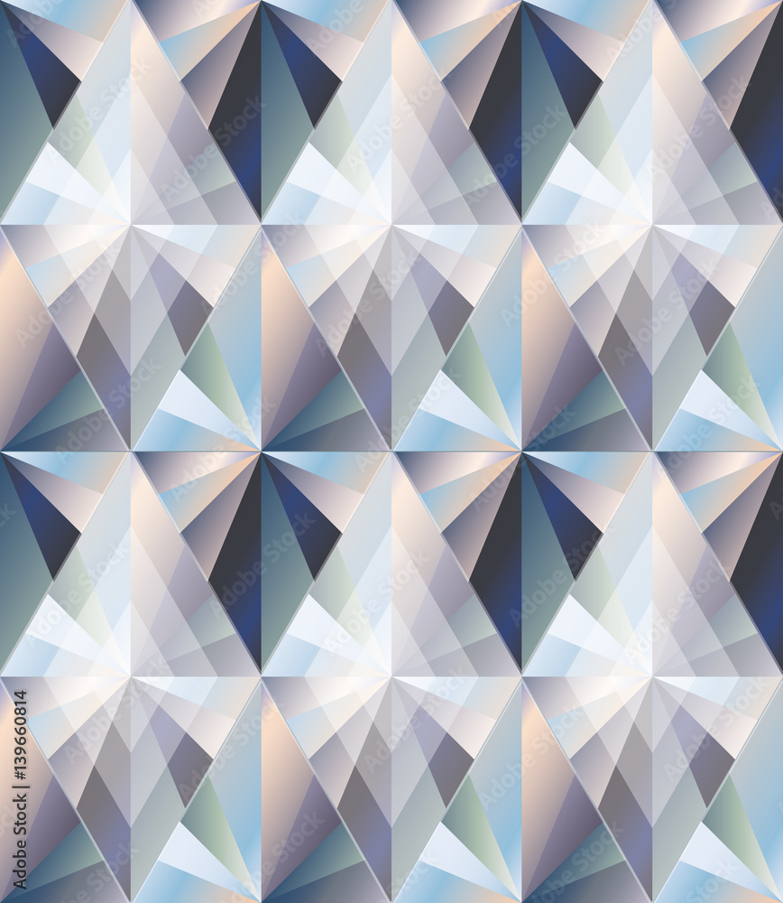 Diamond rhombus seamless pattern, vector illustration Stock Vector | Adobe Stock