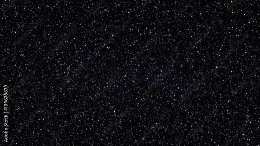 Loopable: Dense Star Field / Deep Space / Stars Background. Sliding ...