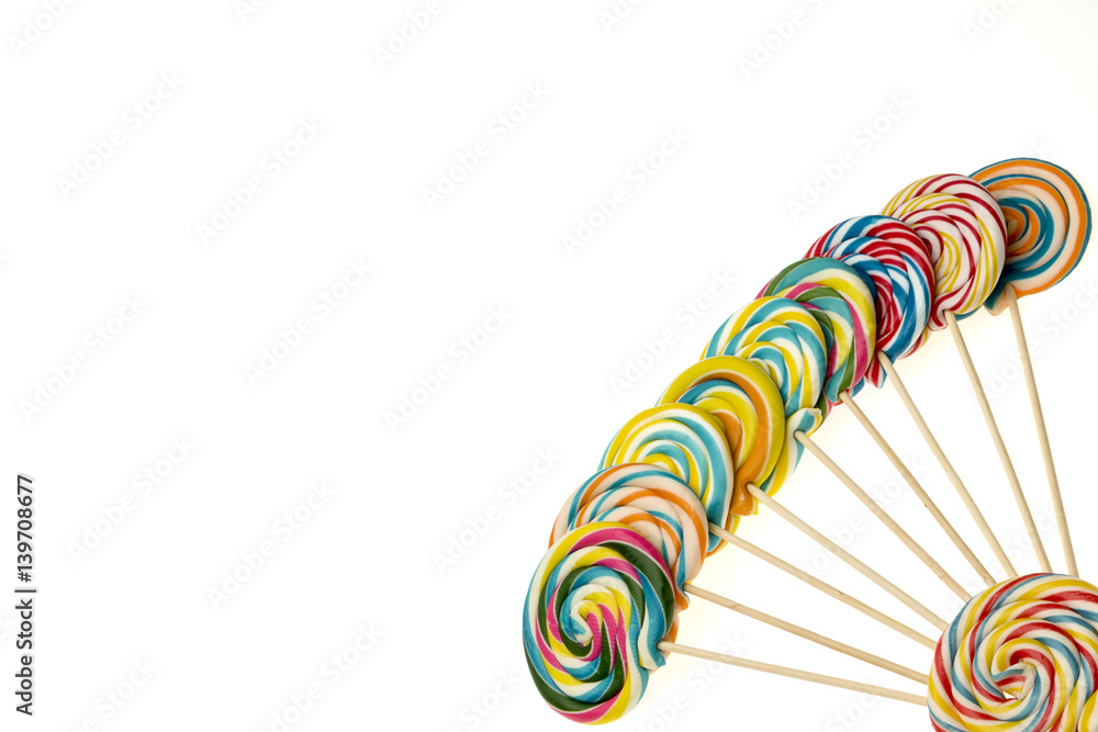 Colorful round candy Stock-Foto | Adobe Stock