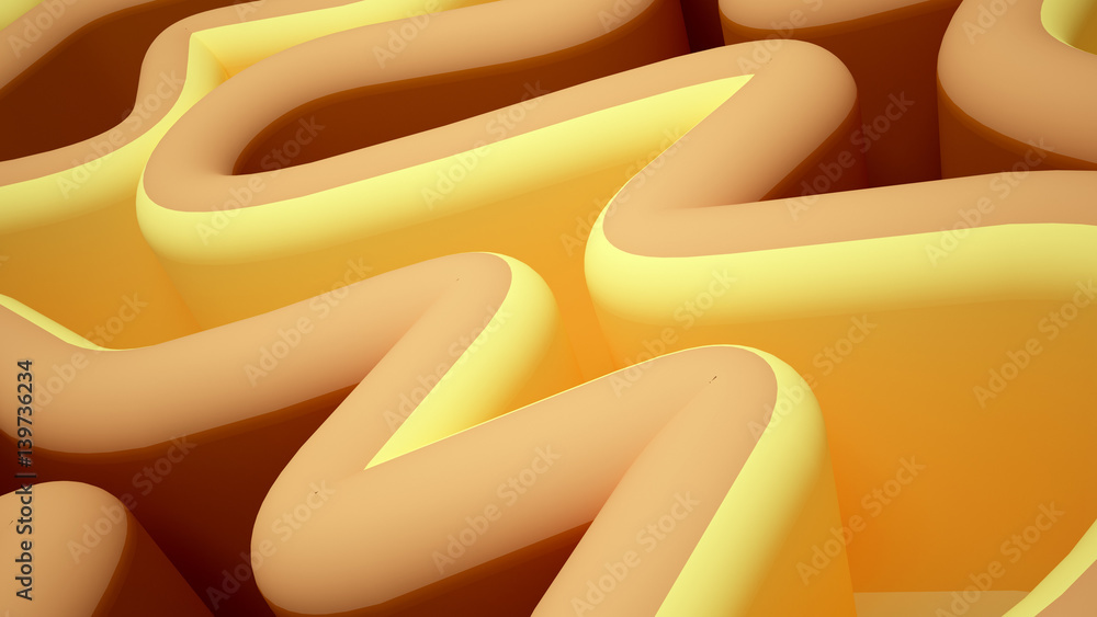 Beige background. 3d image, 3d rendering. Stock-Illustration | Adobe Stock