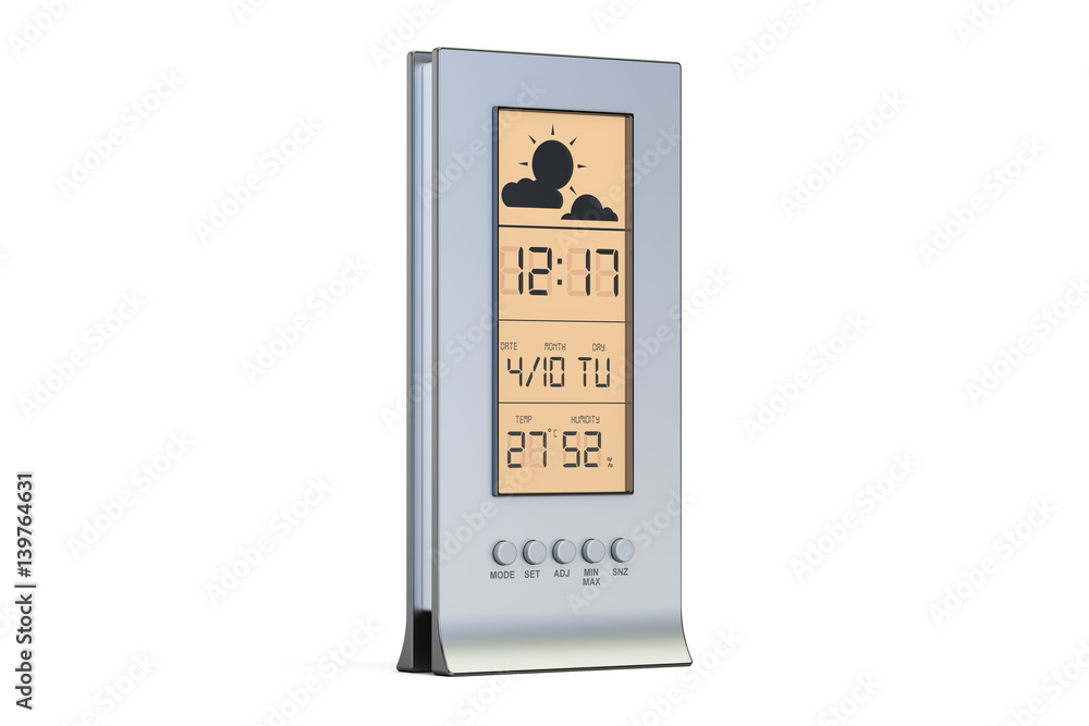 weather station, 3D rendering Stock Illustration | Adobe Stock