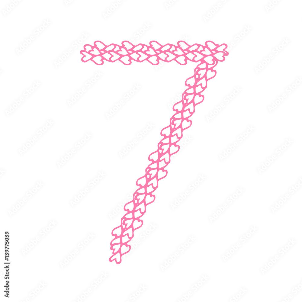 Number Seven Pink