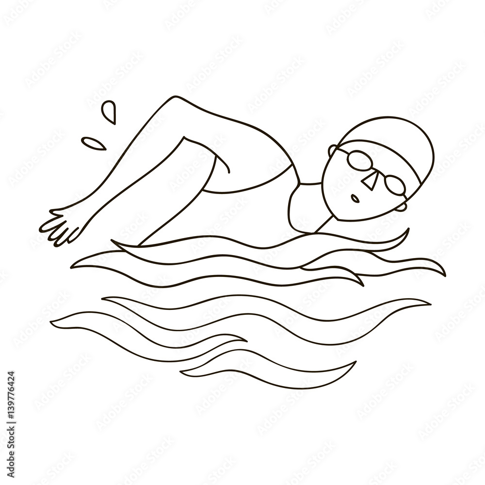 Olympic Sports Clipart Black And White