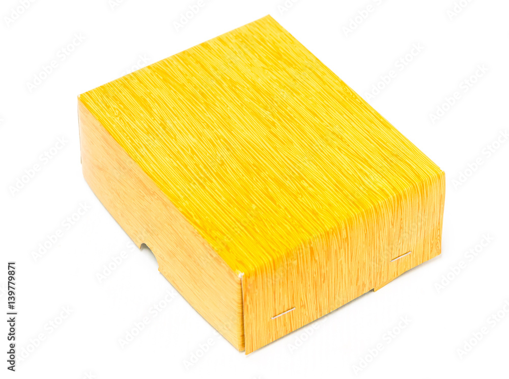 Cardboard wood texture box for storage delivery shipment or moving ...