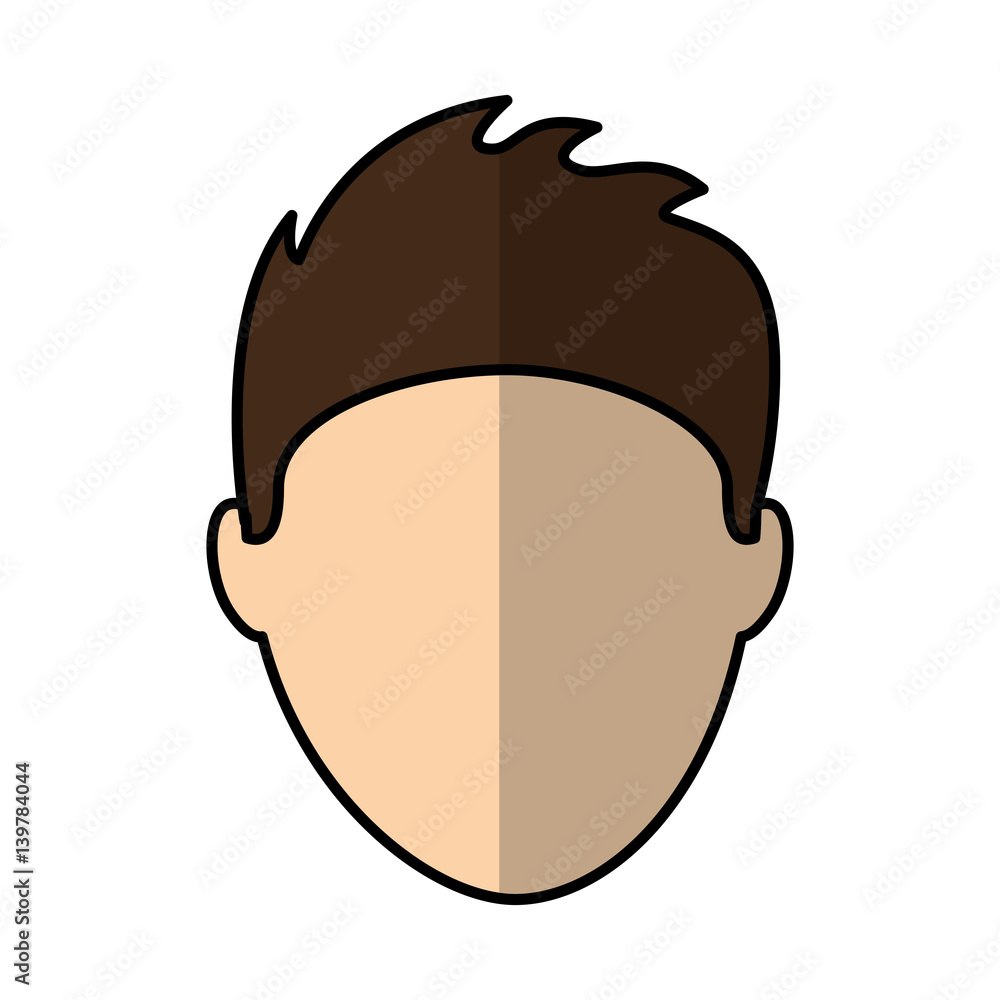 young man avatar character vector illustration design Stock Vector ...