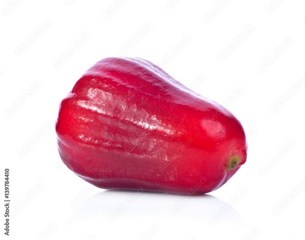 Rose apple isolate with white background Stock Photo | Adobe Stock