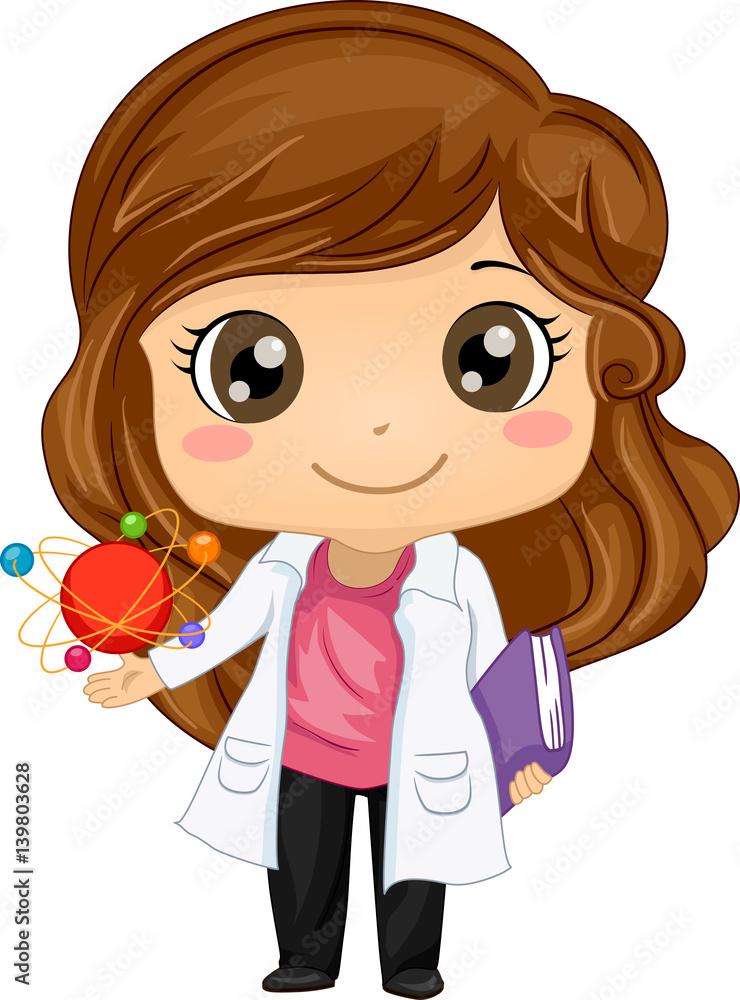 Cute Scientist Clipart