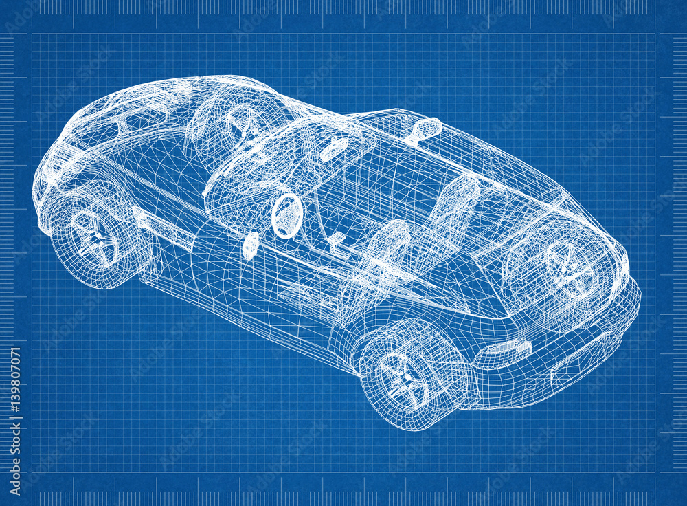 Car Blueprints For 3d Modeling