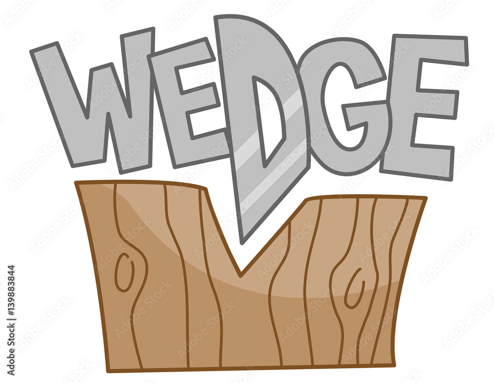 Wedge Stock Vector | Adobe Stock