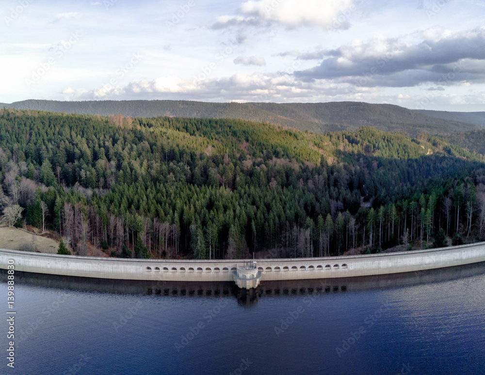 Poster Forest behind the dam – Wall Art | UkPosters