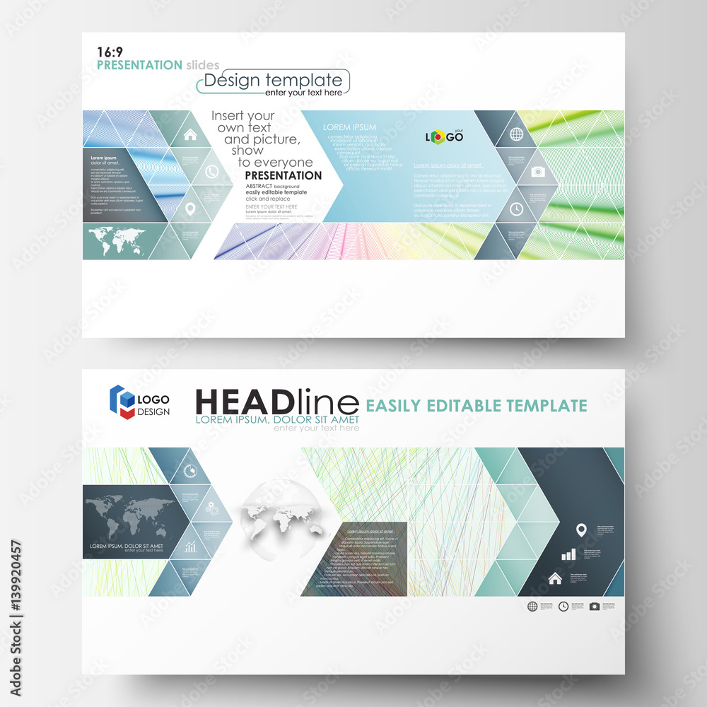 Business templates in HD format for presentation slides. Easy editable ...