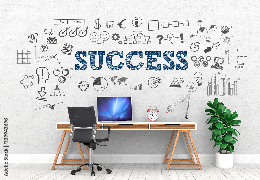 Success / Office / Wall / Symbol Stock Photo | Adobe Stock