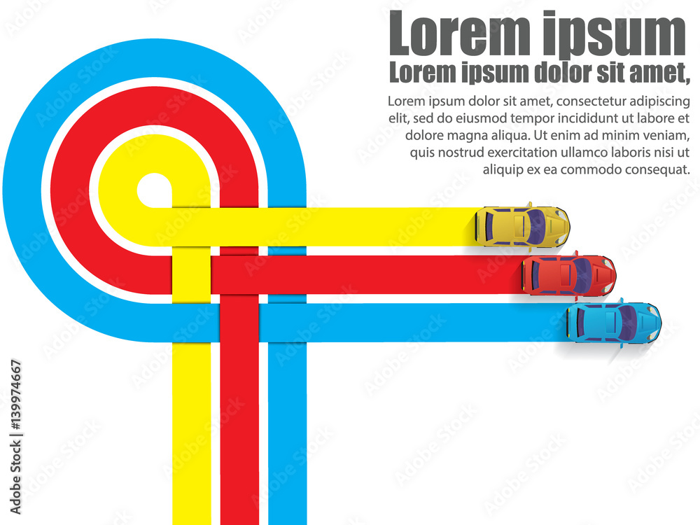 curve bar Vector for business information rendering Stock-Vektorgrafik ...