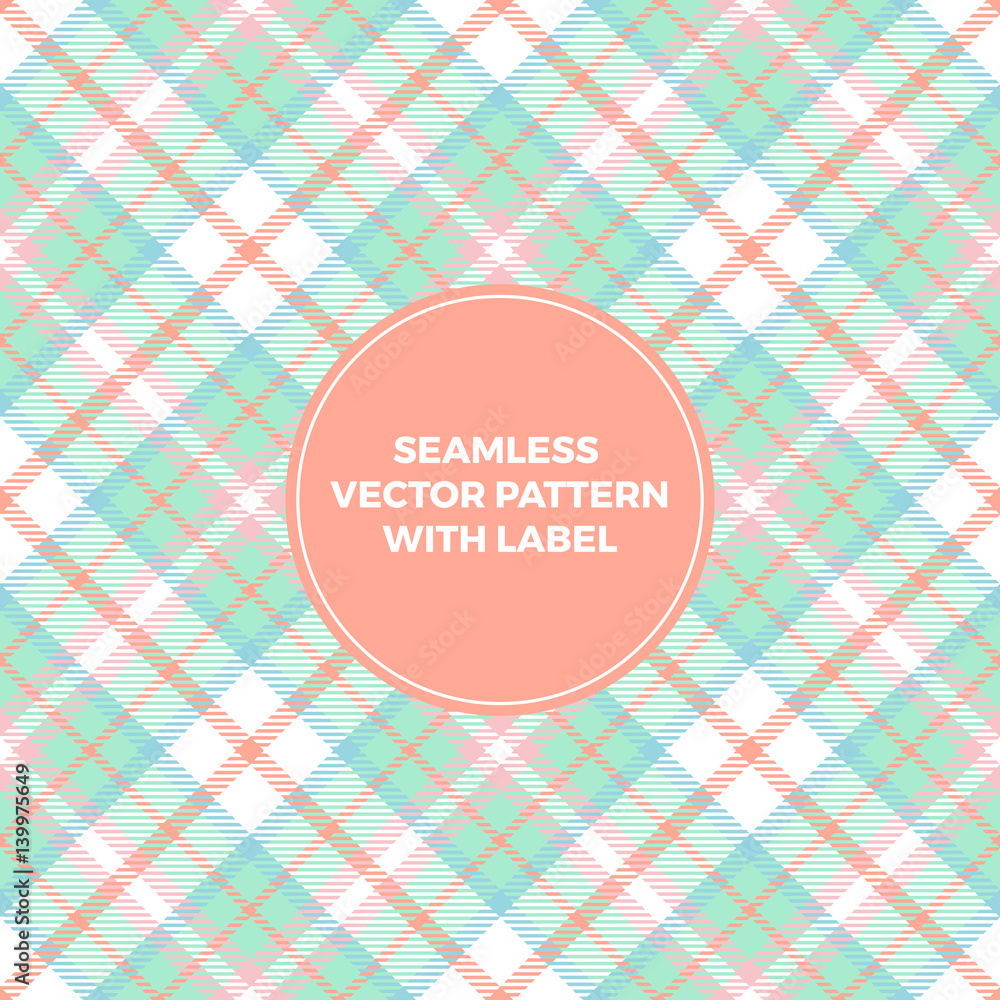 Coral And Mint Pattern