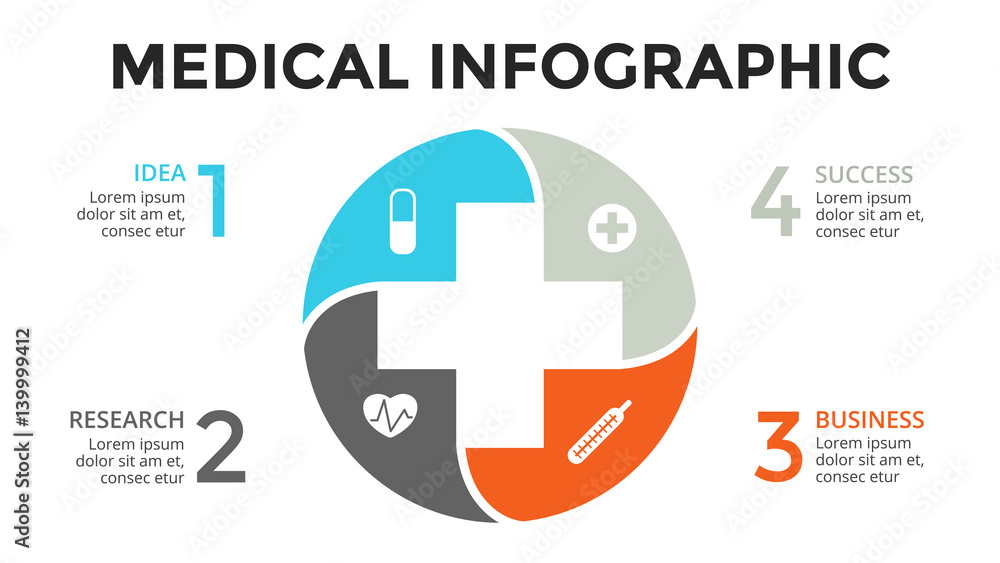 Vector plus infographic, medical diagram, healthcare graph, hospital ...