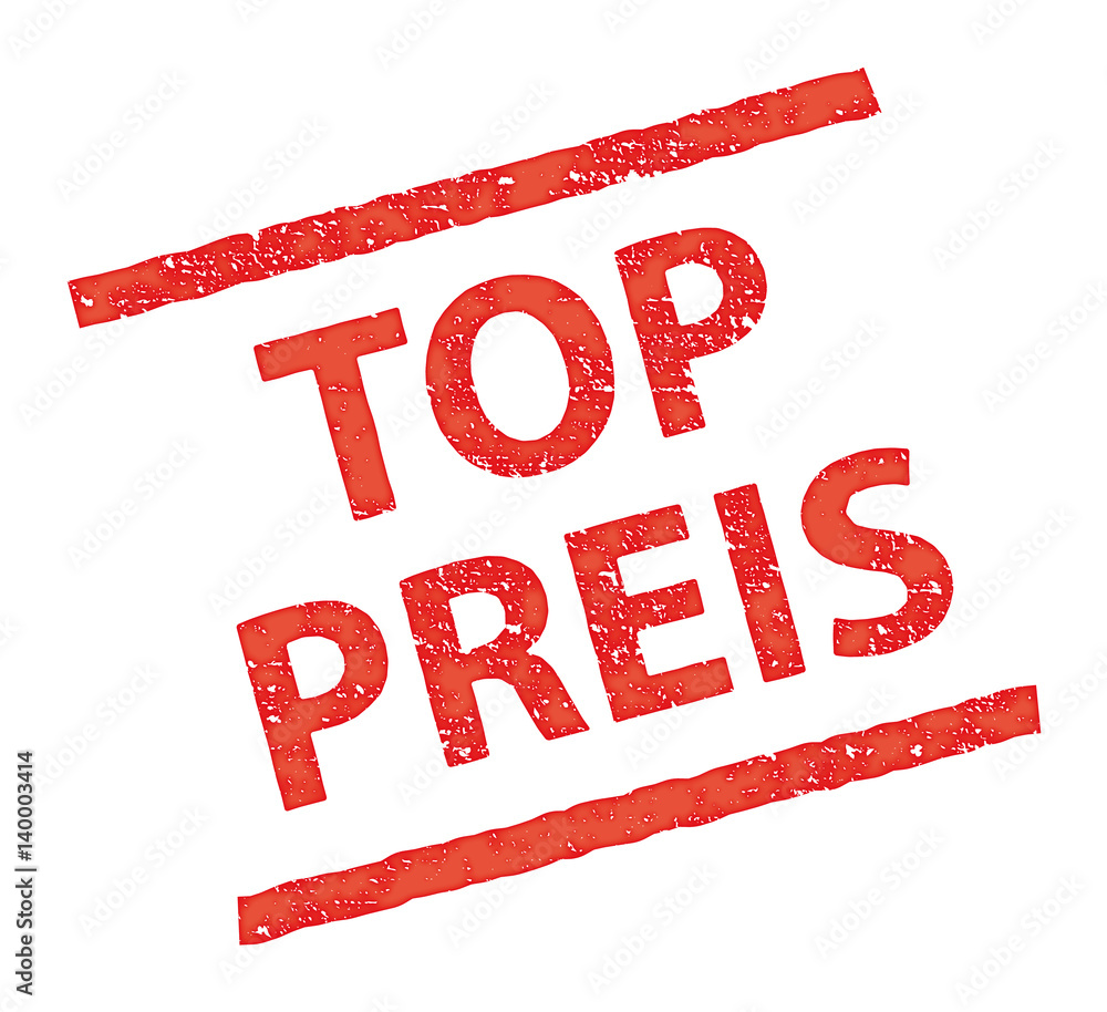 Stempel TOP-Preis, rot Stock-Vektorgrafik | Adobe Stock