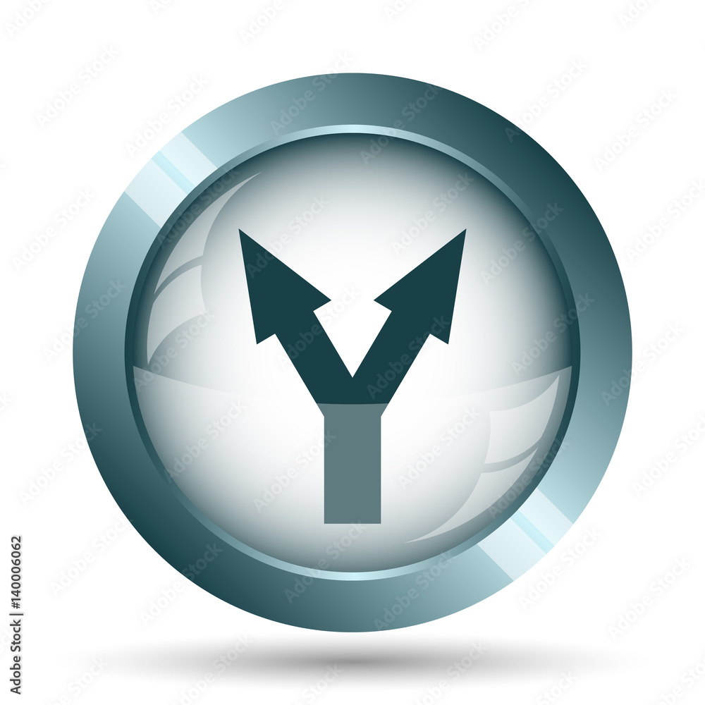 Split arrow icon Stock-Illustration | Adobe Stock