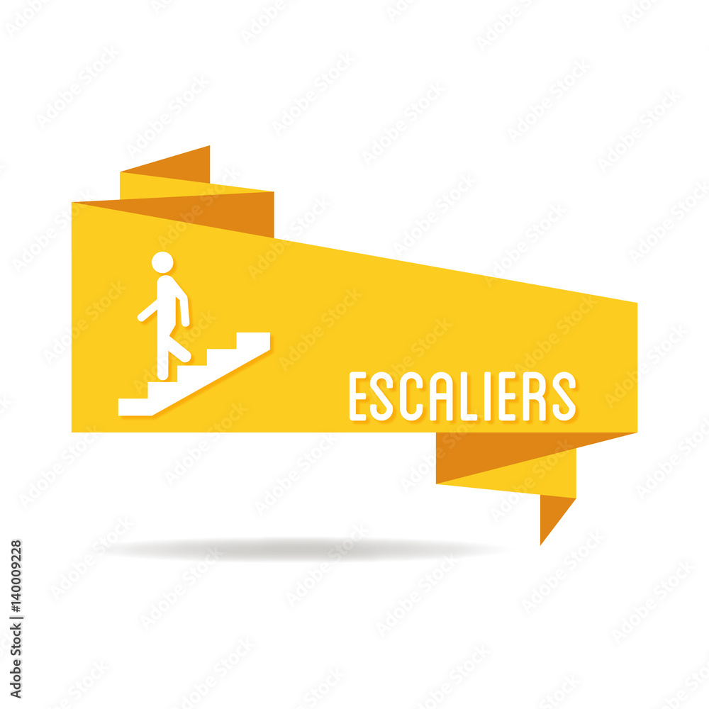 Vecteur Stock Logo escaliers. | Adobe Stock