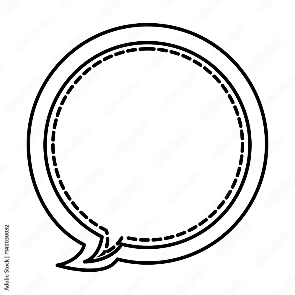 figure round chat bubbles icon, vector illustraction design Stock ...