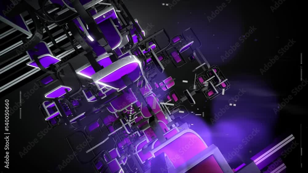 Seamlessly Looping Background Animation Of Structural Animations Sync ...