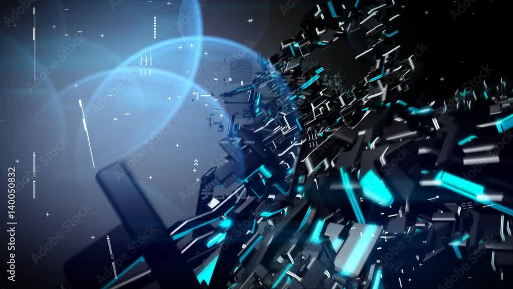 Seamlessly Looping Background Animation Of Structural Animations Sync ...