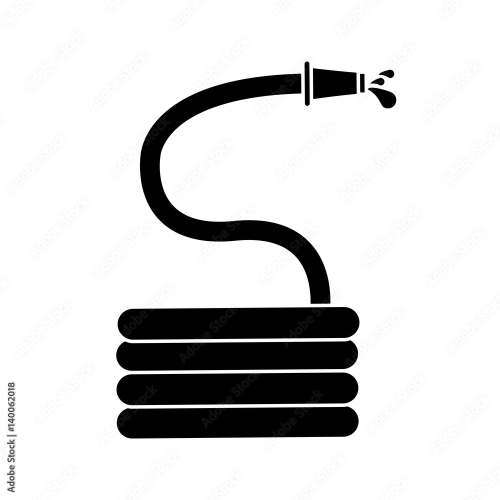garden water hose pictogram vector illustration eps 10 Stock ...