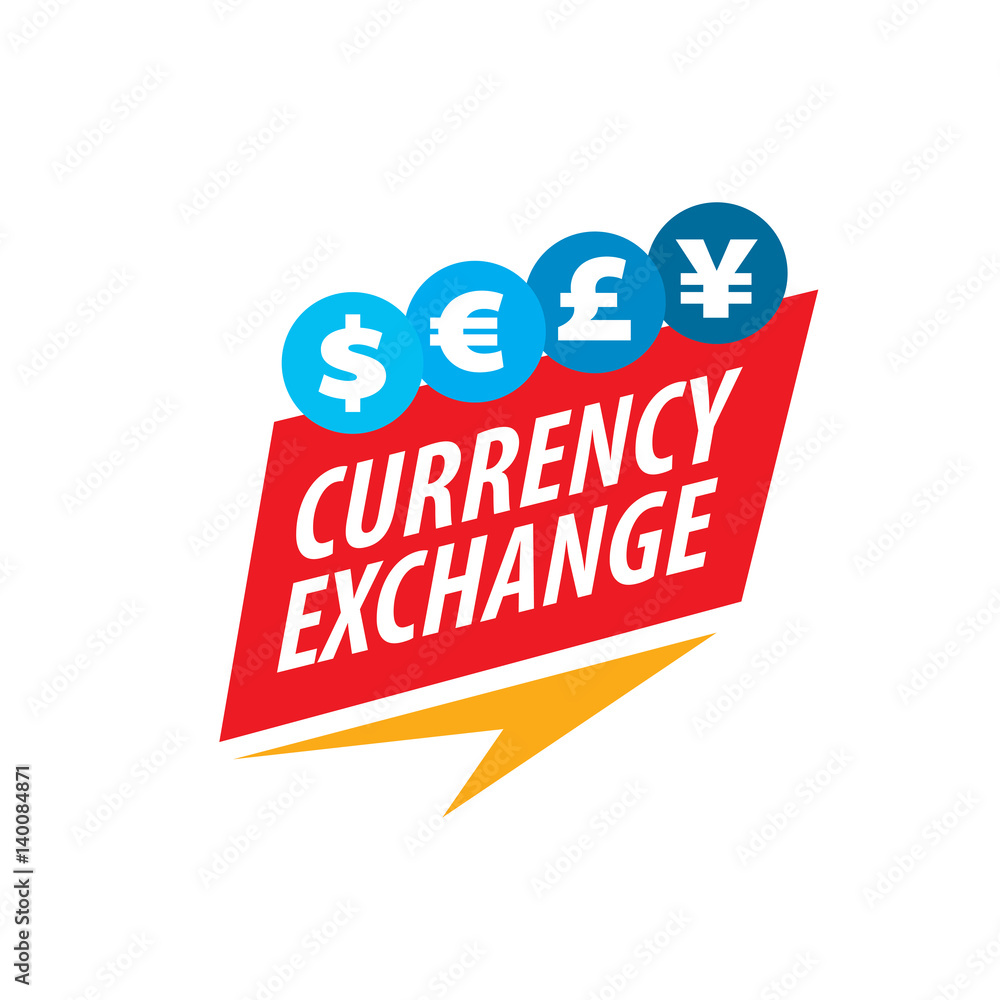 vector logo currency exchange Stock Vector | Adobe Stock