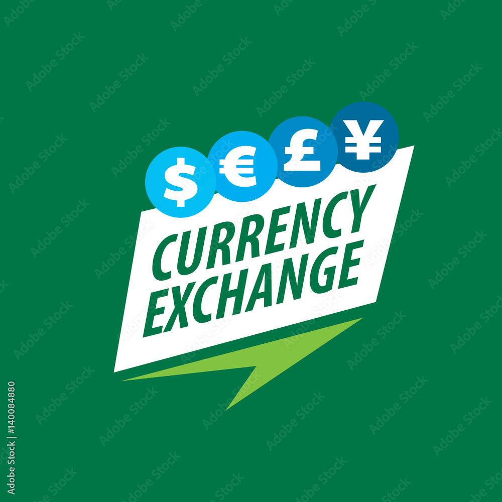 vector logo currency exchange Stock Vector | Adobe Stock