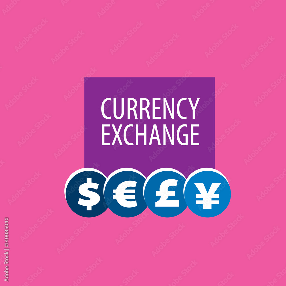 vector logo currency exchange Stock Vector | Adobe Stock