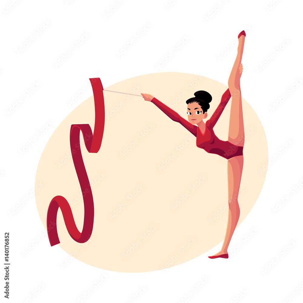 Gymnastics Split Clipart