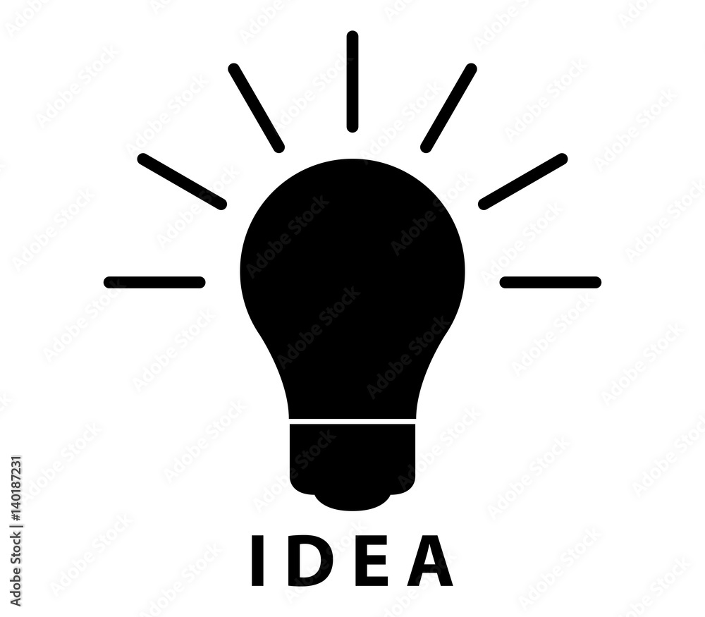 idea icon Stock Vector | Adobe Stock