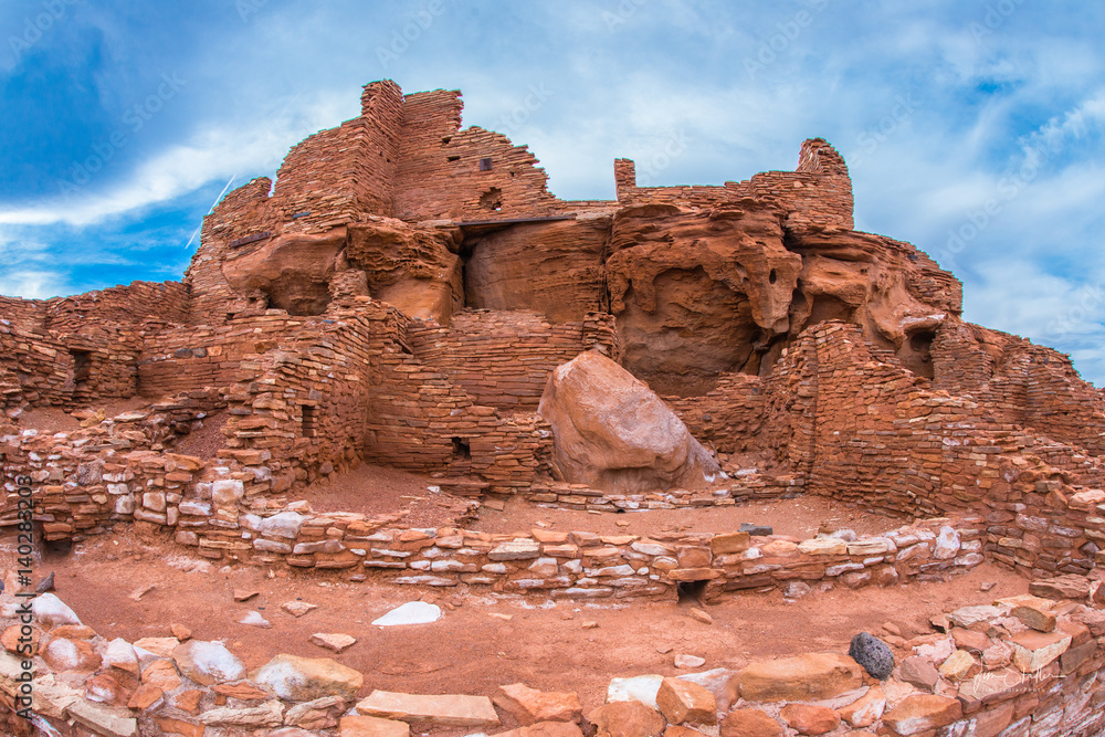 Stockfoto adobe native american indians Arizona desert | Adobe Stock