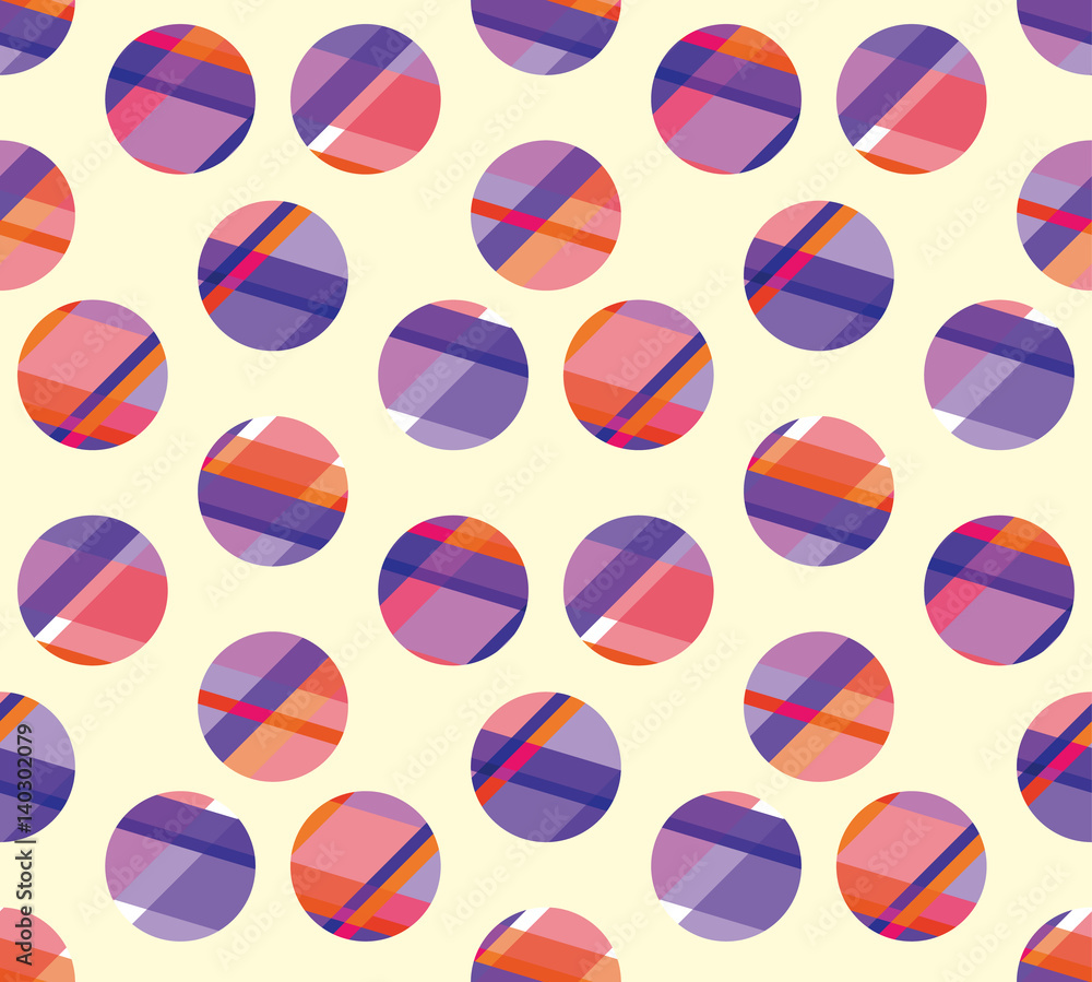 concept modern polka dot seamless pattern, surface design for ...
