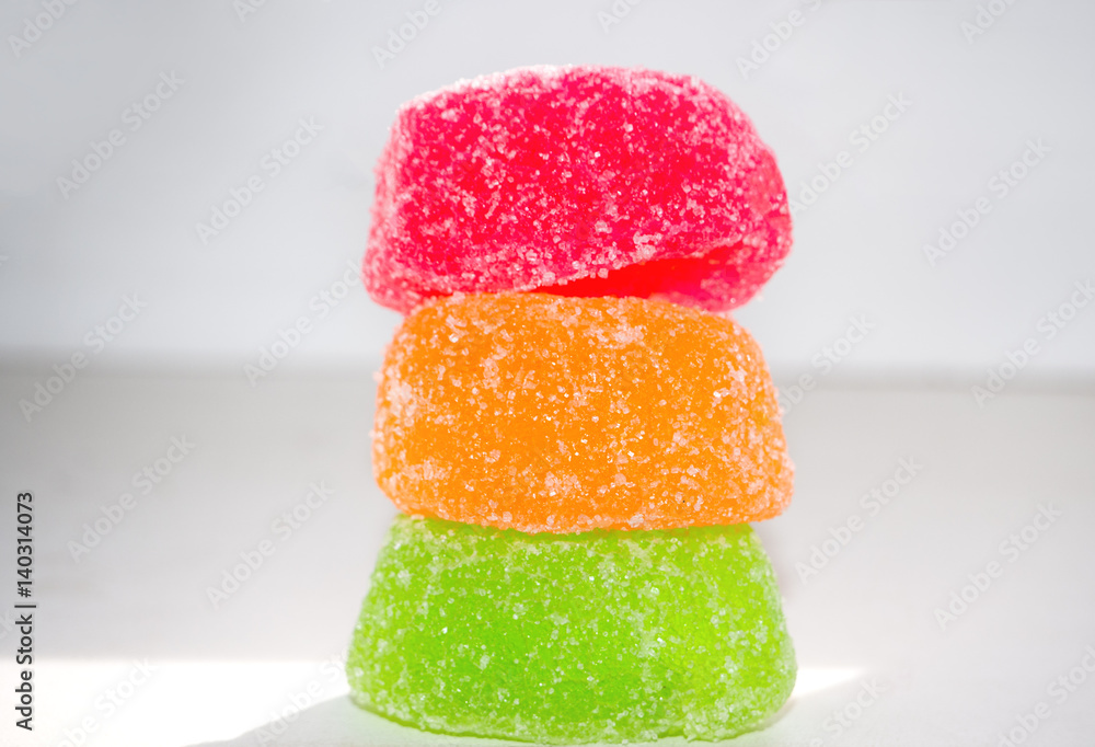 candy in the form of a traffic light foto de Stock | Adobe Stock