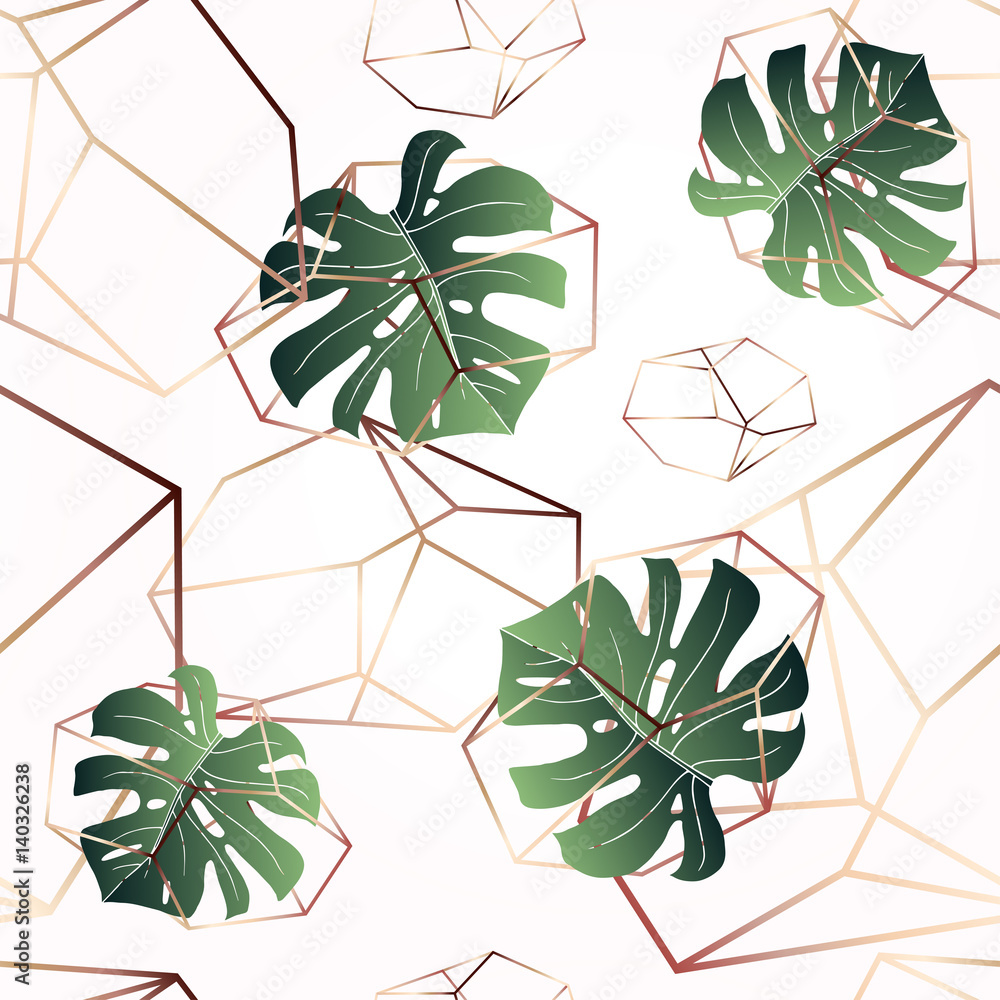 Seamless pattern on pink blush background. Fashionable color of powder ...