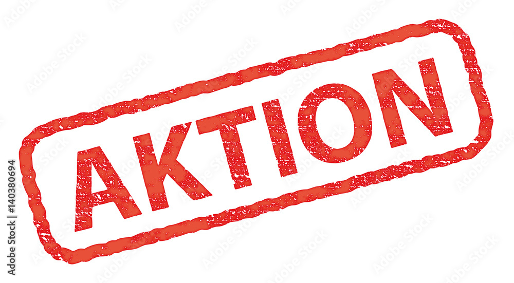 Stempel Aktion, rot Stock Vector | Adobe Stock