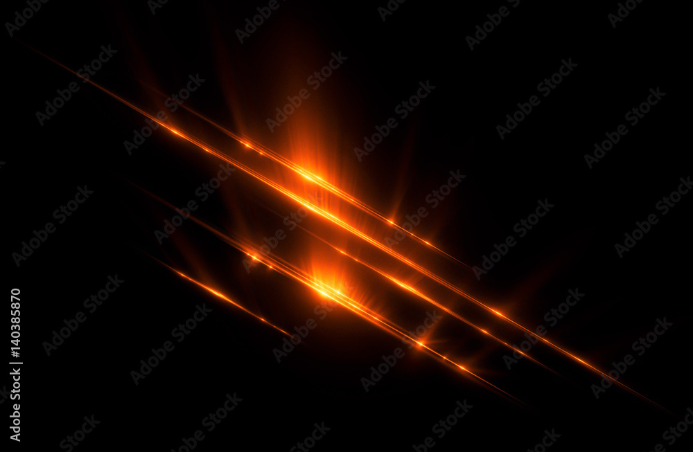 Glow light effect stars bursts with sparkles. Light cosmic crossing ...