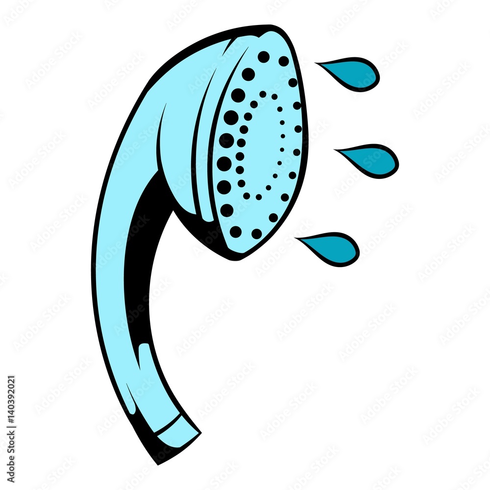 Shower bath icon cartoon Stock Vector | Adobe Stock