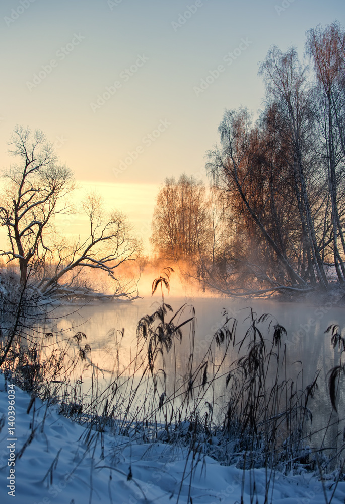 Winter River Scenes