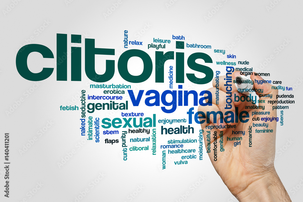 Clitoris word cloud concept Stock Photo | Adobe Stock